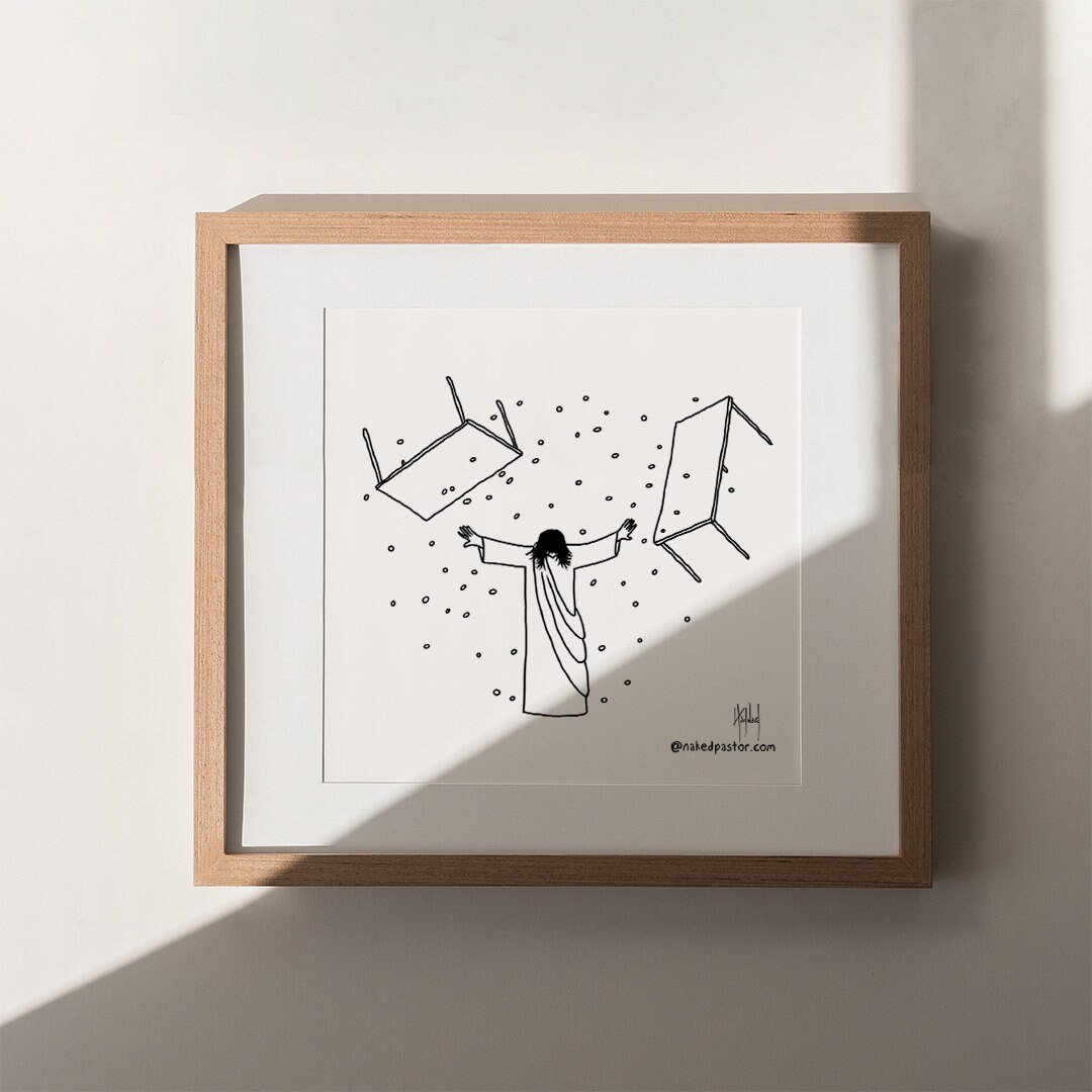 Liberal Christian Poster Leftist Jesus Art Jesus Social | Etsy