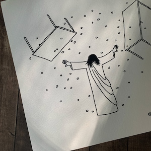 Liberal Christian Poster | Leftist Jesus Art | Jesus Social Justice ...