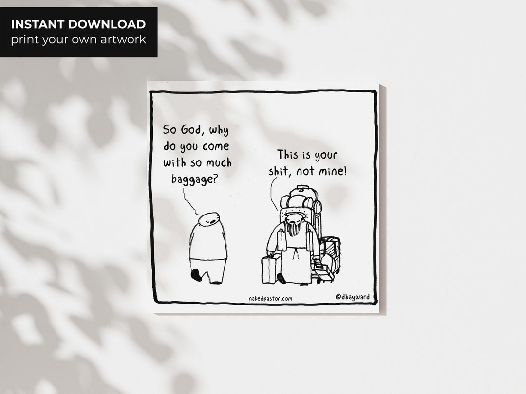 Religious Baggage Cartoon Printable, Church Too, Spiritual Abuse ...