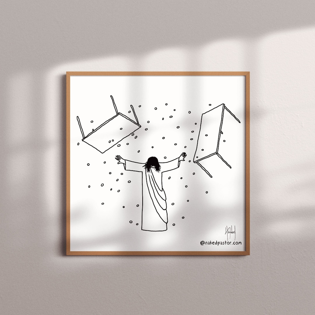 Leftist Jesus Art Print: Social Justice Activist Poster - Etsy