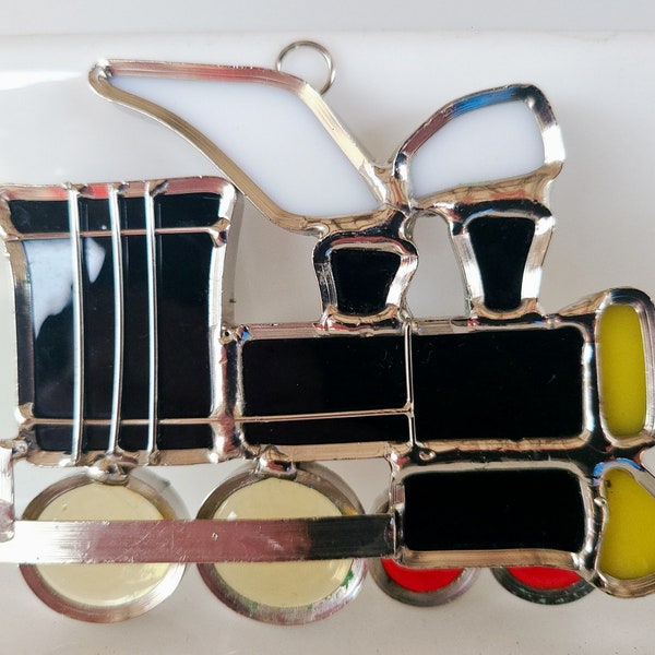 Stained Glass Train - Etsy