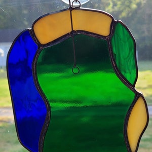 Golf Green Stained Glass Suncatcher - Etsy