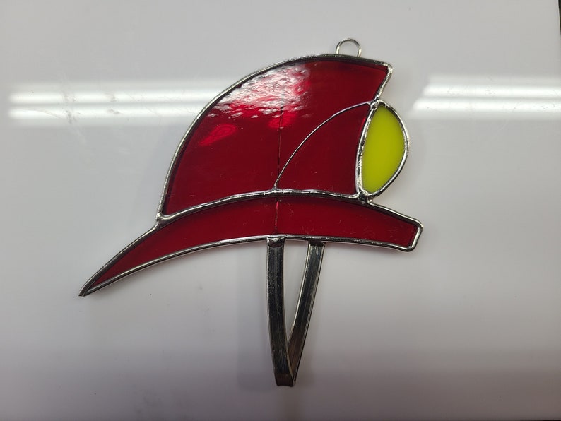 Fireman Helmet Suncatcher - Etsy