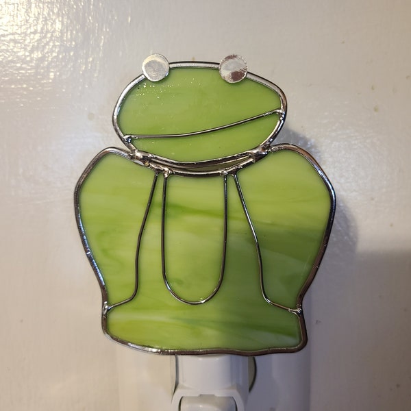 Stained Glass Night Light Frog - Etsy