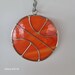 Stained Glass Basketball Suncatcher - Etsy