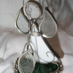 Stained Glass Tennis Angel Figurine - Etsy
