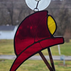 Fireman Helmet Suncatcher - Etsy