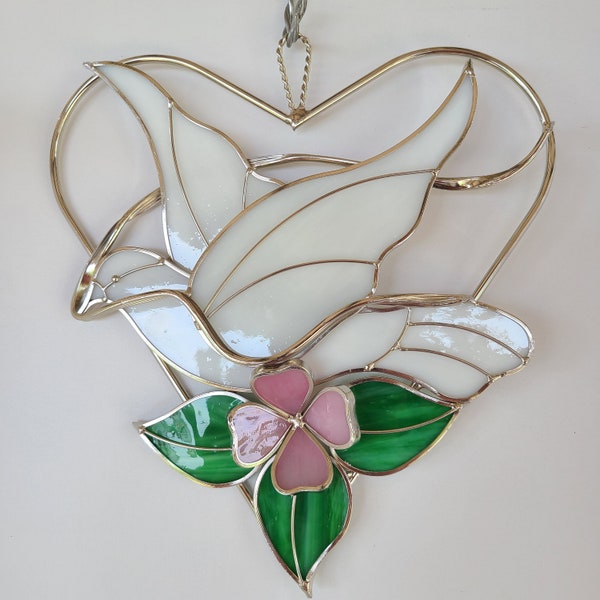 Stained Glass Dove - Etsy