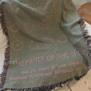 Christian Throw Blanket Home Decor Scripture Blanket Jesus Blanket ...