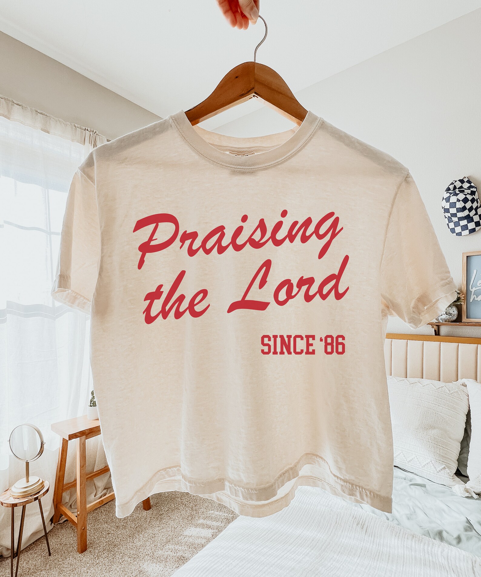 Custom Birth Year Shirt Christian Crop Top Praise the Lord Tee ...
