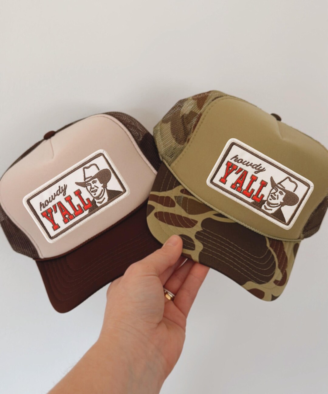 Howdy Y'all Trucker Hat: Custom Embroidered Western Snapback - Etsy