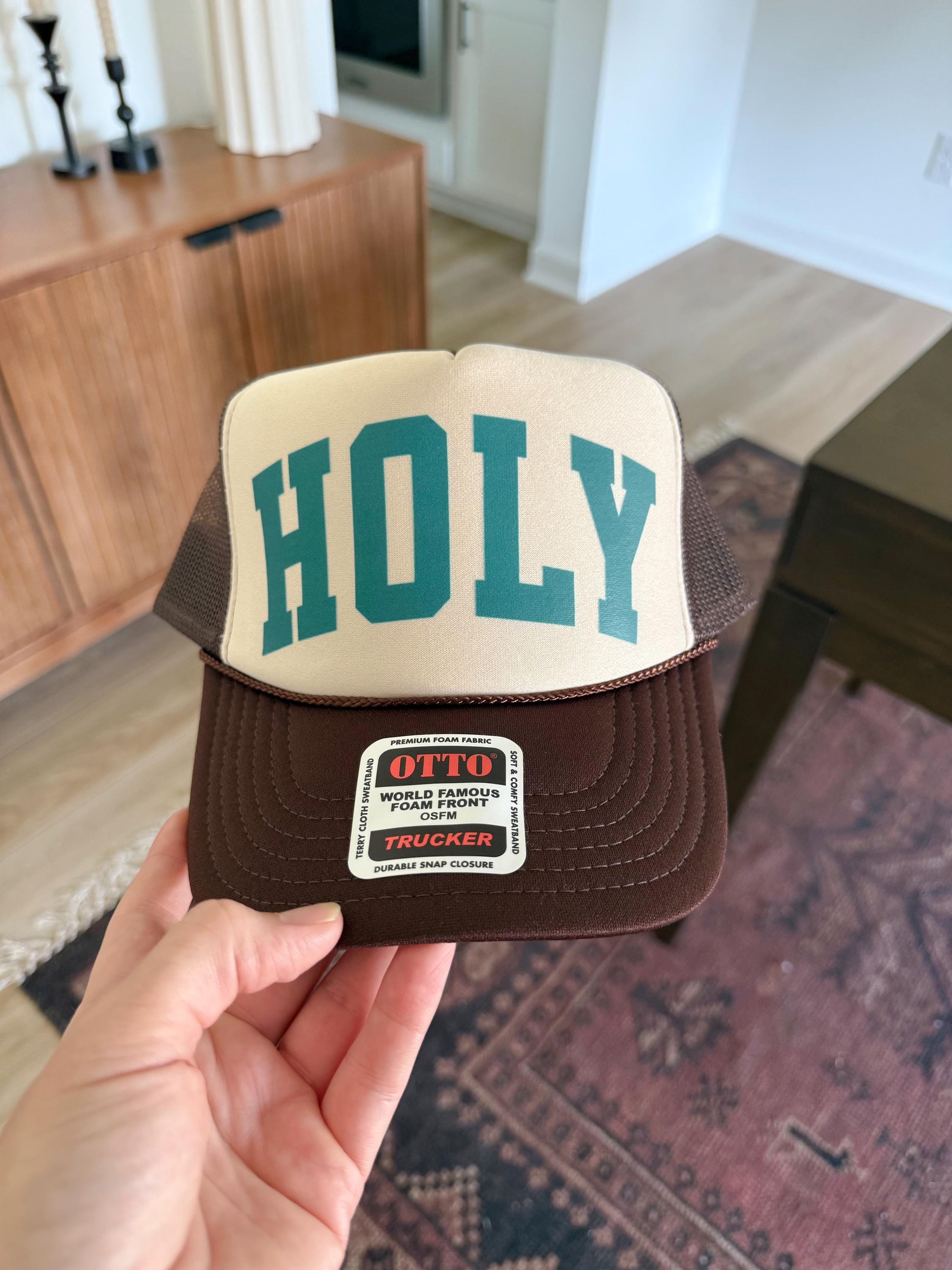 Holy Custom Christian Snapback Personalized Foam Baseball Hat Mesh ...