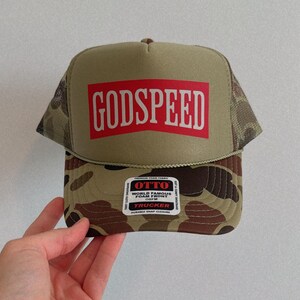 Godspeed Vintage Trucker Hat Custom Snap Back American Trucker Cap ...
