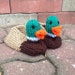 Beaver Slippers Beaver Animal Slippers Children's Knitted Slippers Made ...