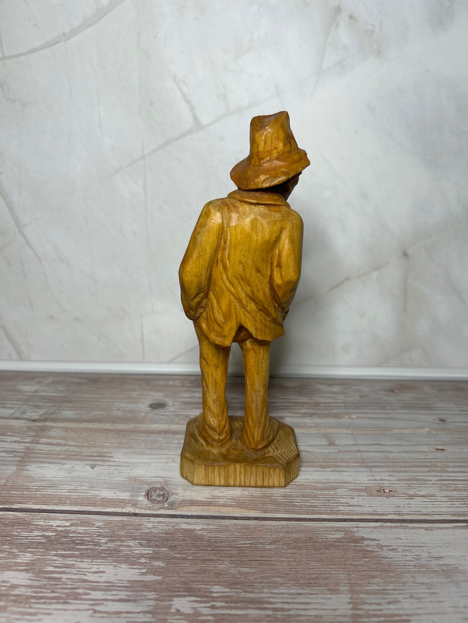 Hand Carved Wooden Statue, “grandpa” - Etsy