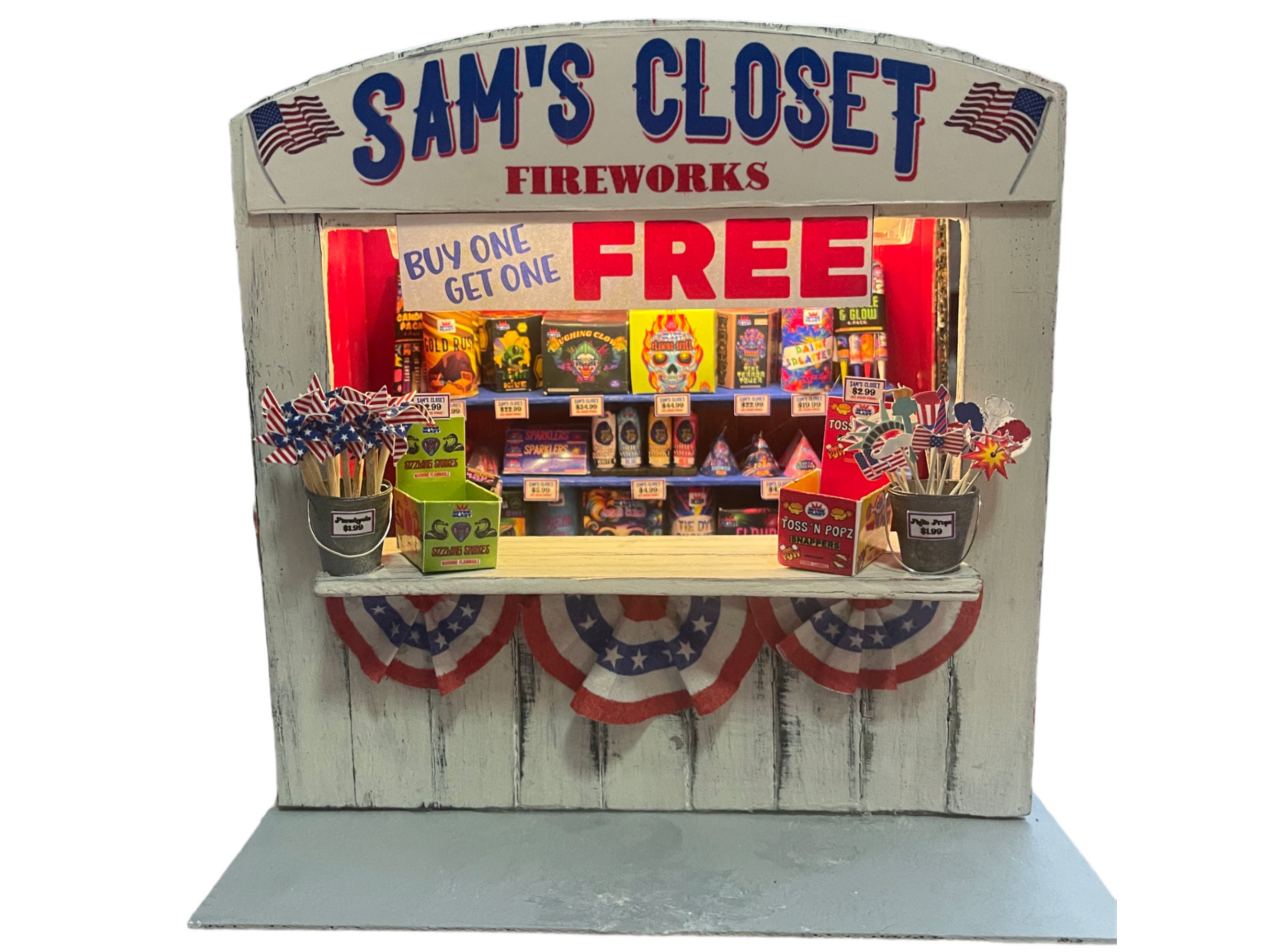 Dollhouse Miniature Digital Download Printable Fireworks Box Black ...