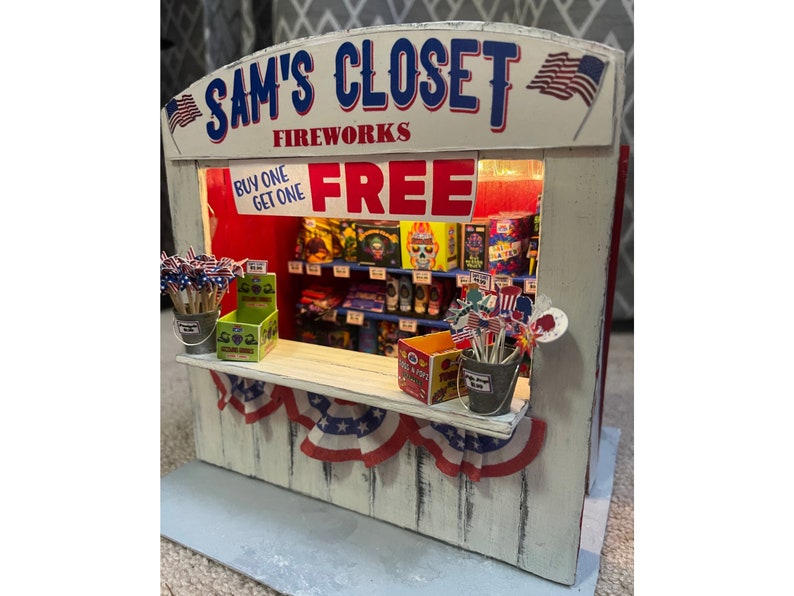 Dollhouse Miniature Digital Download Printable Fireworks Box Black ...