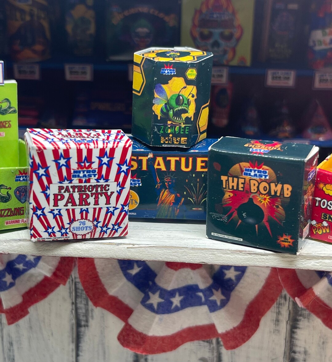 Dollhouse Miniature Digital Download Printable Fireworks Box Boxes Set ...