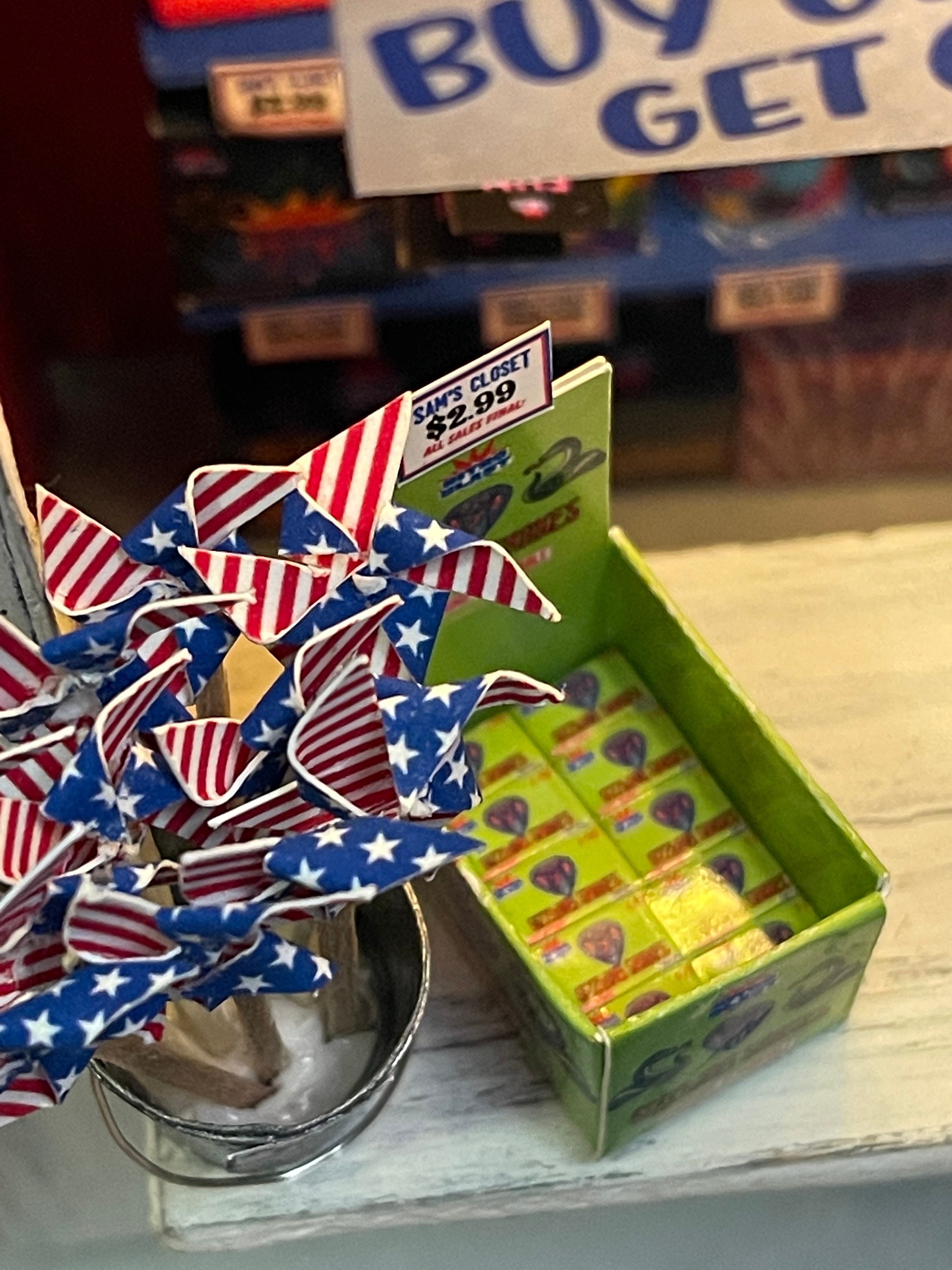 Dollhouse Miniature Digital Download Printable Fireworks Box Black ...