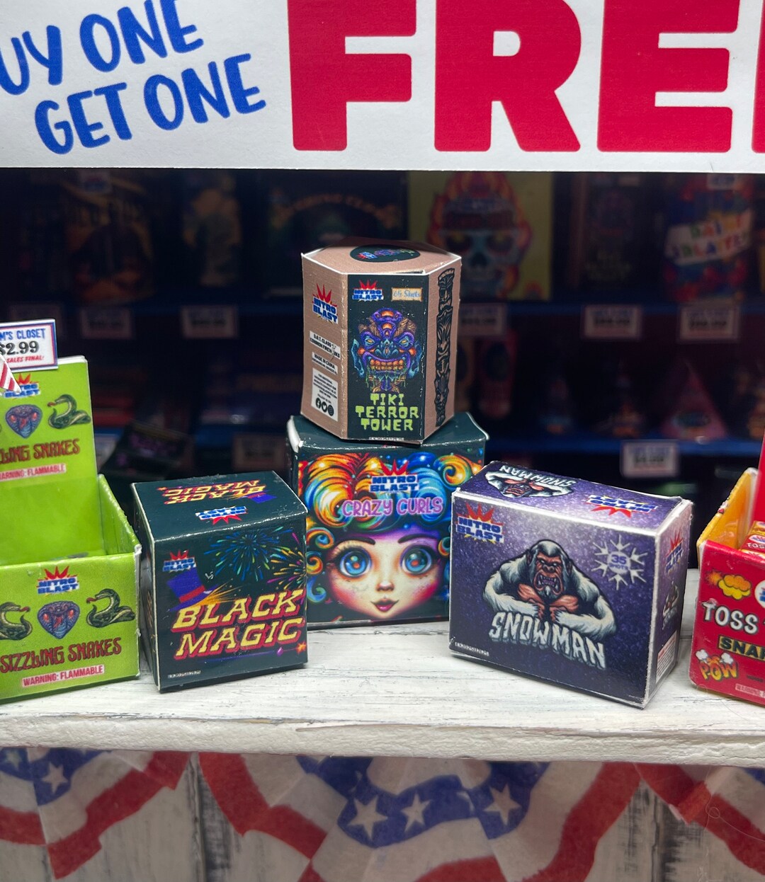 Dollhouse Miniature Digital Download Printable Fireworks Box Boxes Set ...