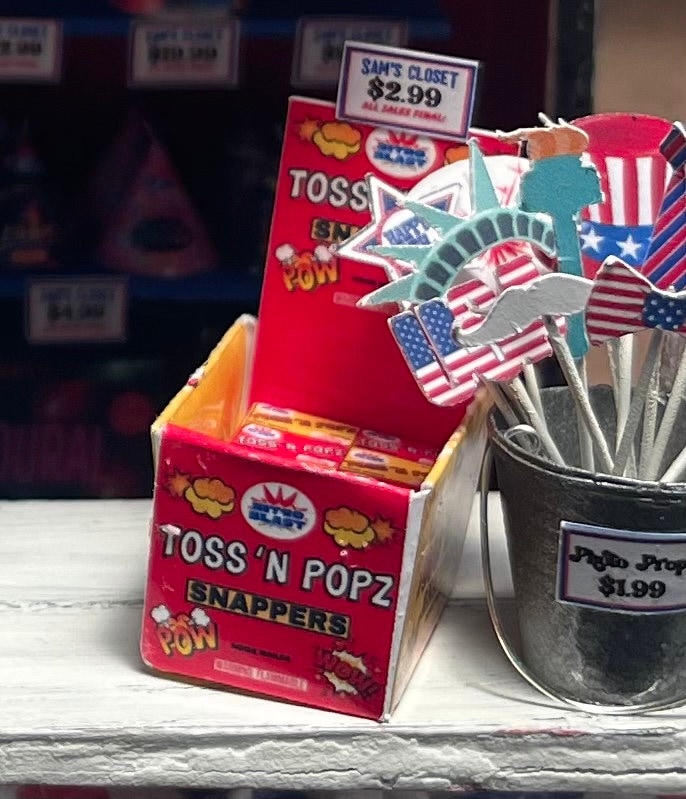 Dollhouse Miniature Digital Download Printable Fireworks Box Black ...