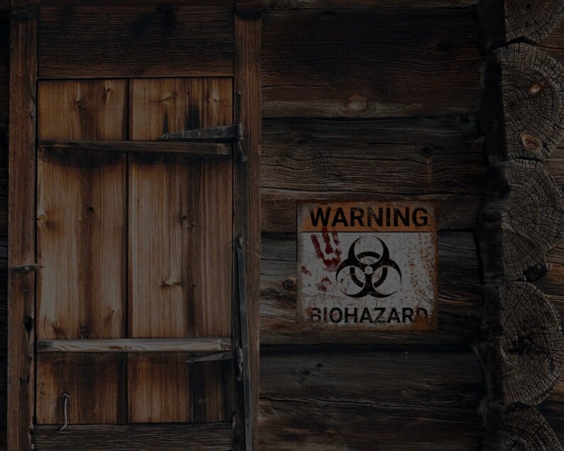 Dollhouse Miniature Digital Download Halloween Horror Creepy Signs ...