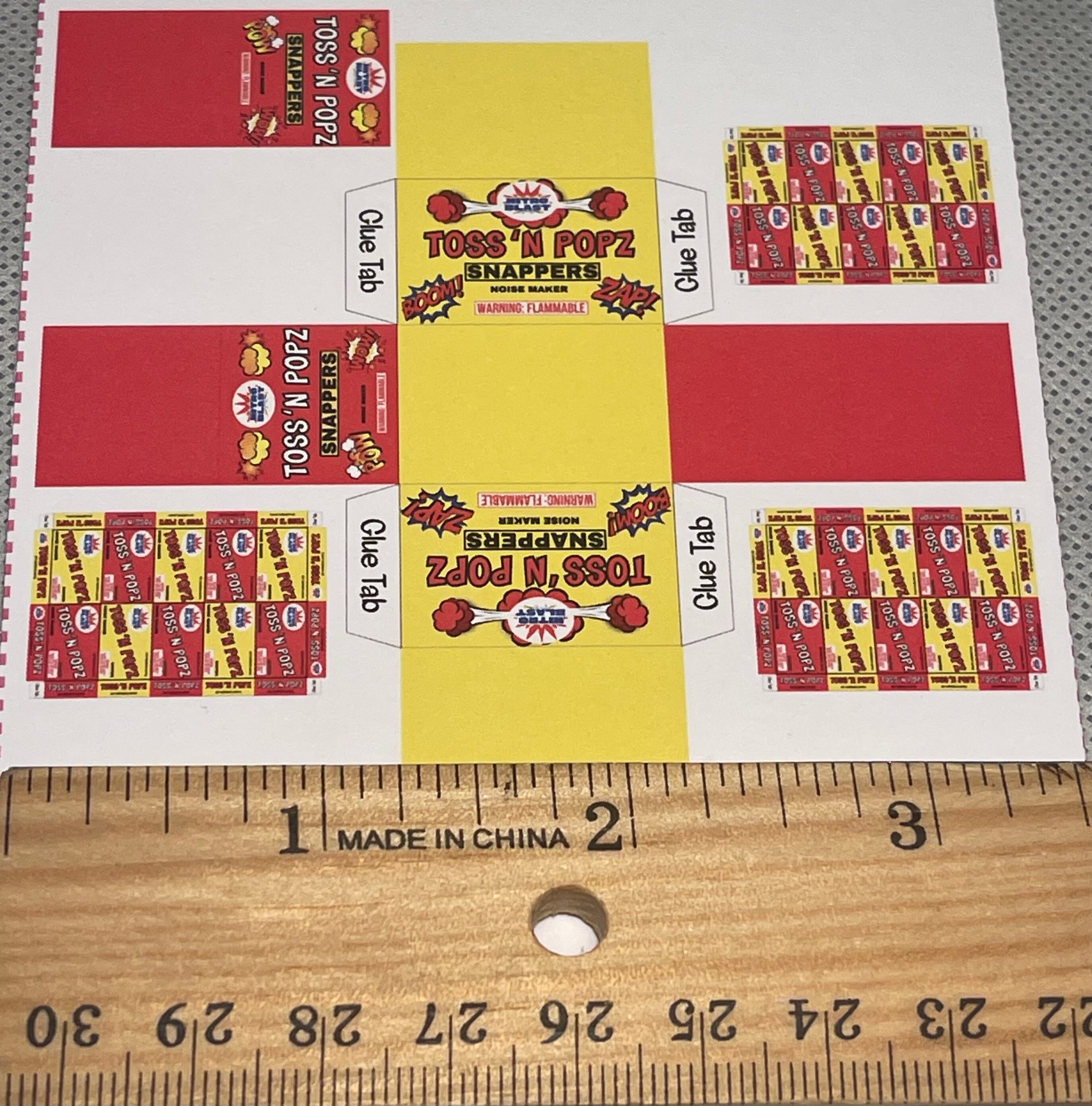 Dollhouse Miniature Fireworks Boxes Cut and Fold Printie for 4th of ...