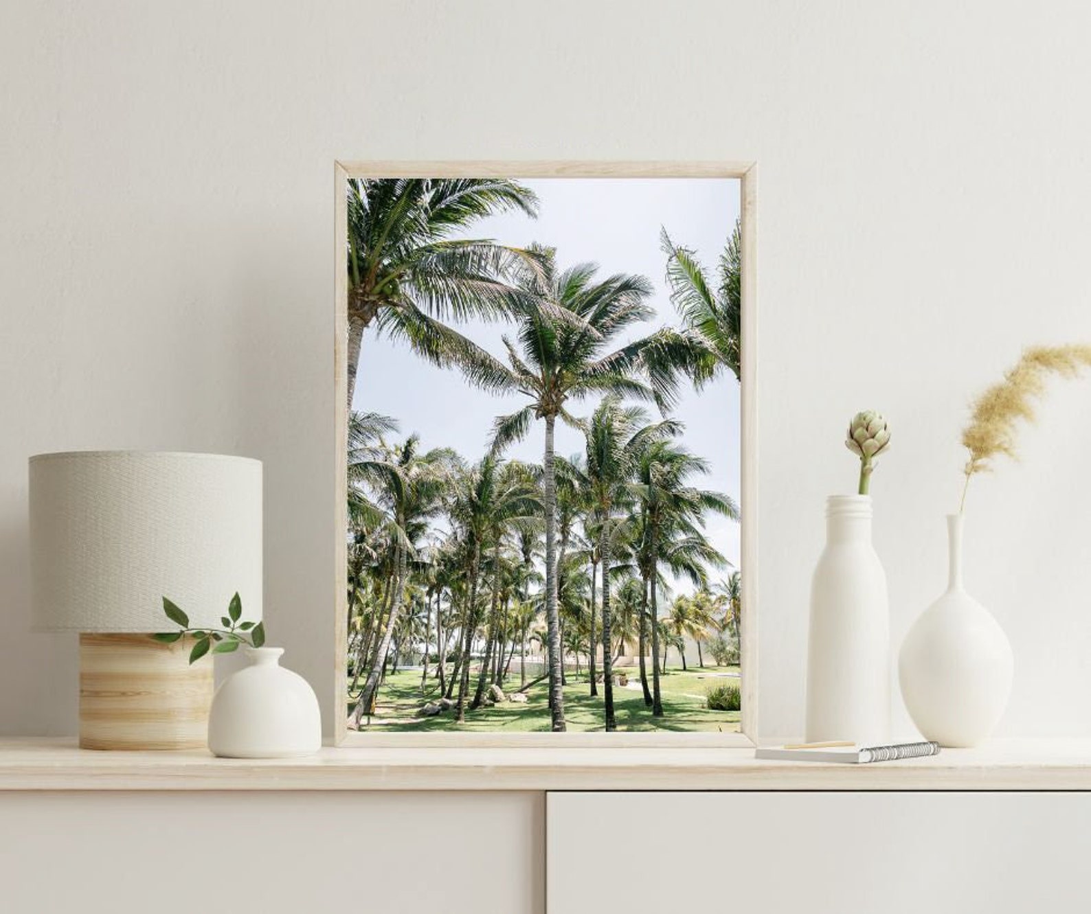 Palm Trees Digital Download - Coastal Decor - Wall Art - Printable Palm ...