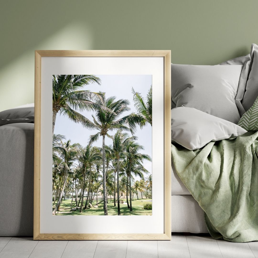 Palm Trees Digital Download - Coastal Decor - Wall Art - Printable Palm ...