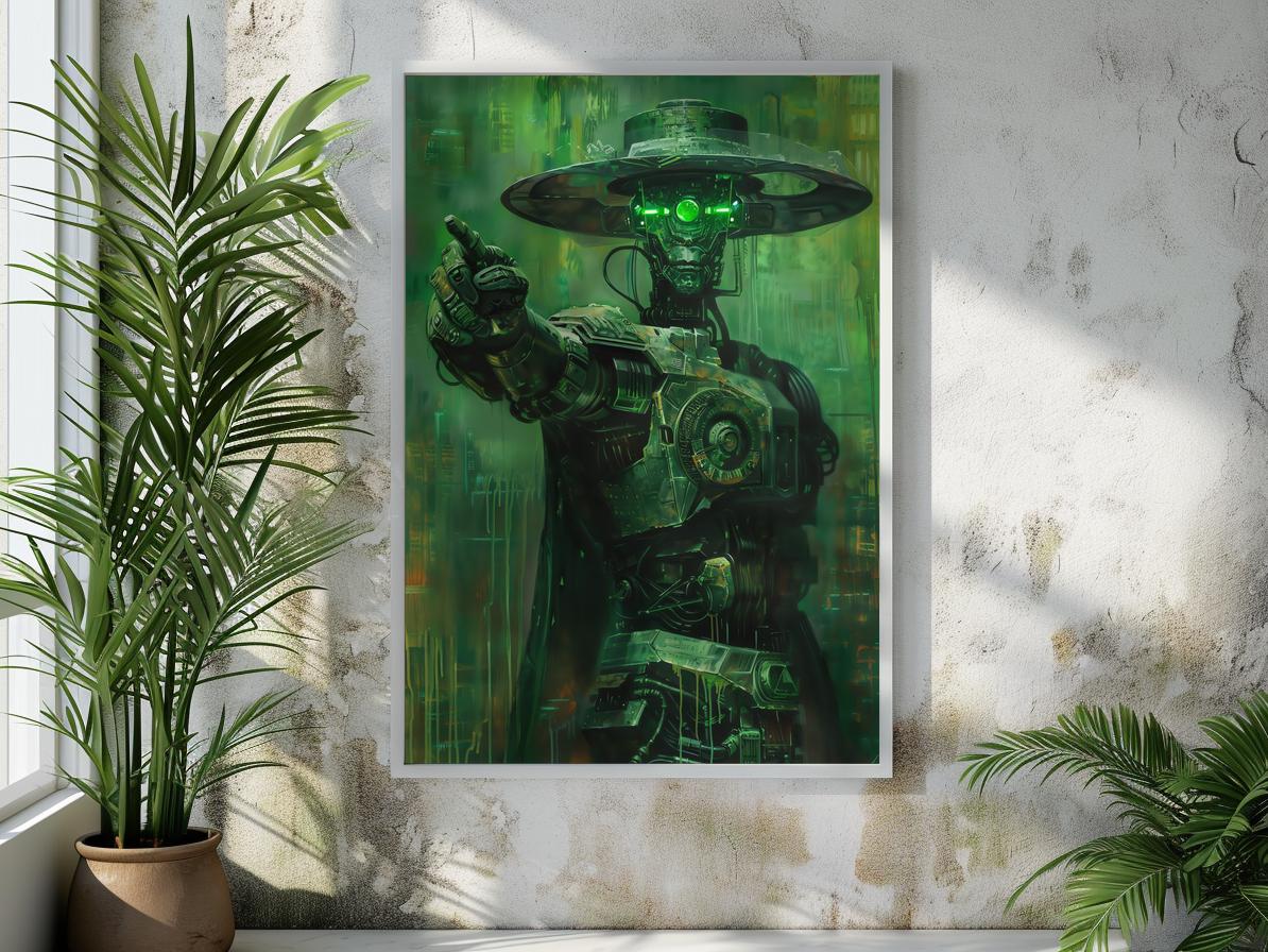 Cyberpunk Robot Artwork Steampunk Cyborg Illustration Afrofuturism ...