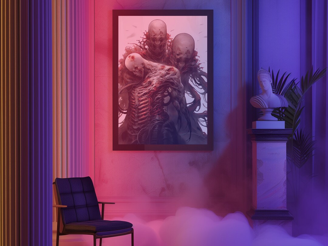 Zombie Duo Concept Art Poster Inspired by Survival Horror Games the ...