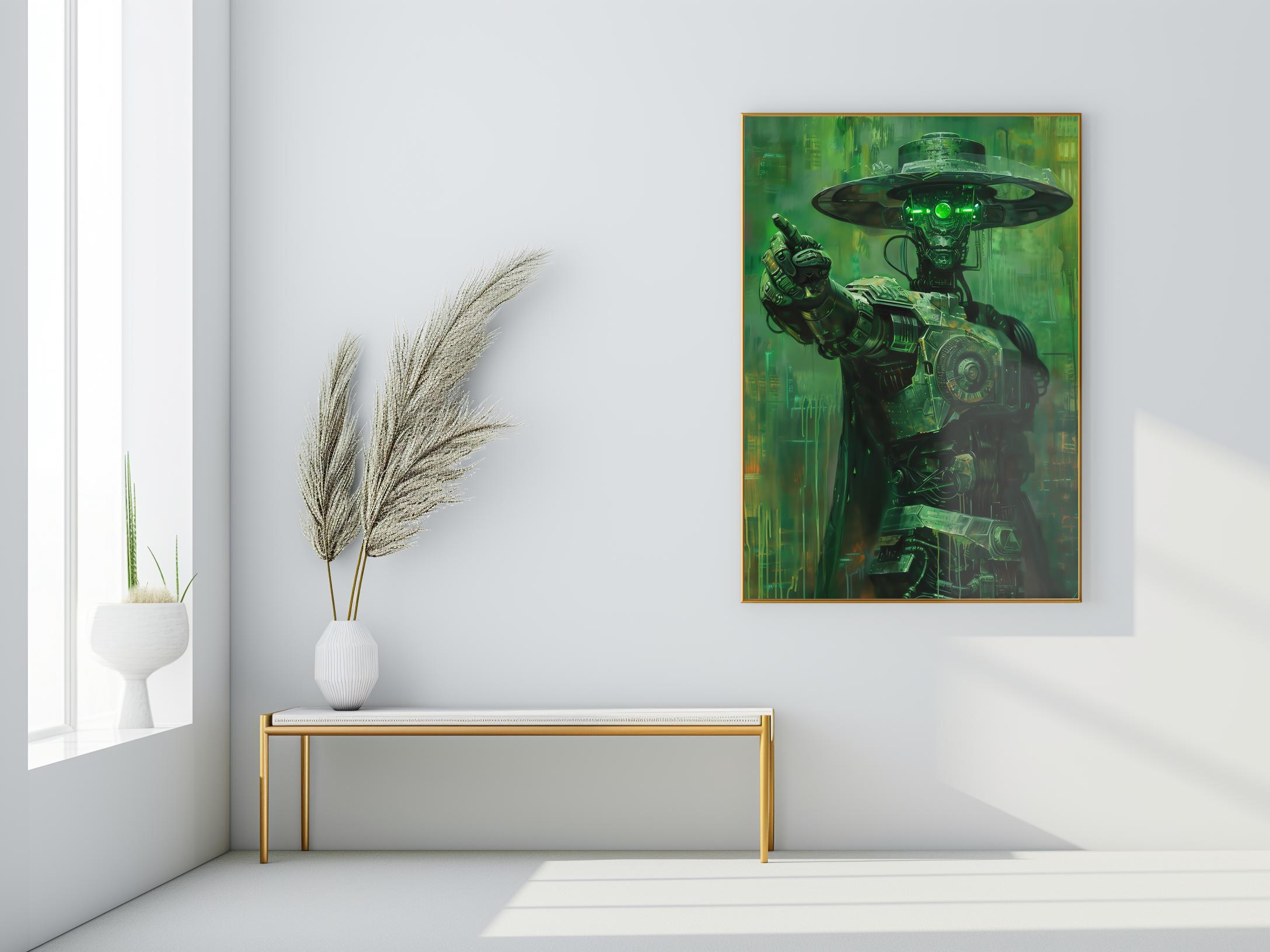 Cyberpunk Robot Artwork Steampunk Cyborg Illustration Afrofuturism ...