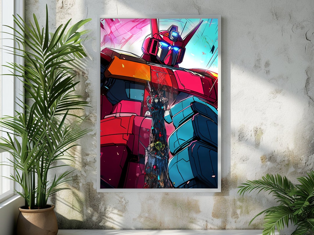 Giant Robot Poster Art Cybertron Transformers Gen 1 Process Art X4 X2 ...