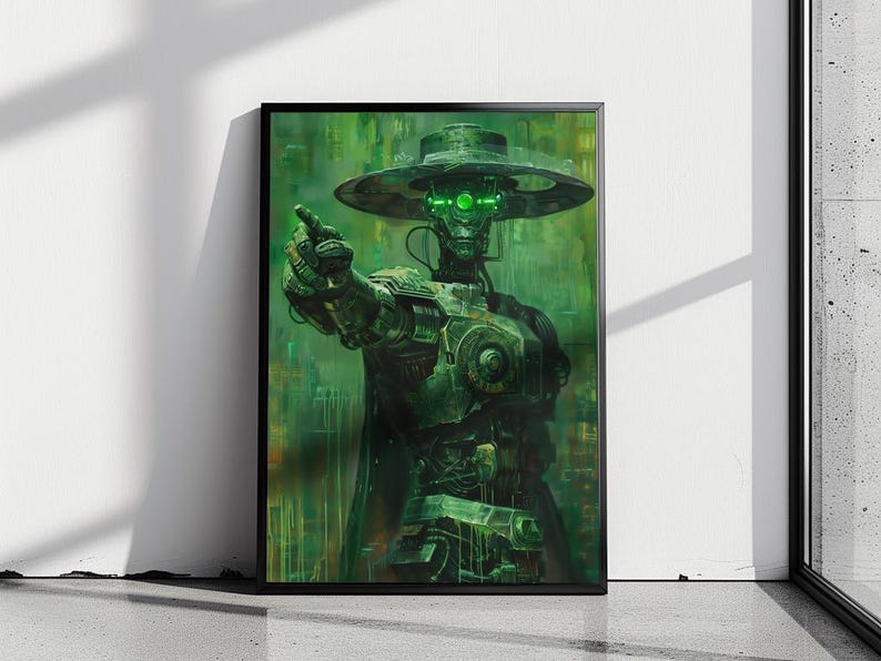 Cyberpunk Robot Artwork Steampunk Cyborg Illustration Afrofuturism ...