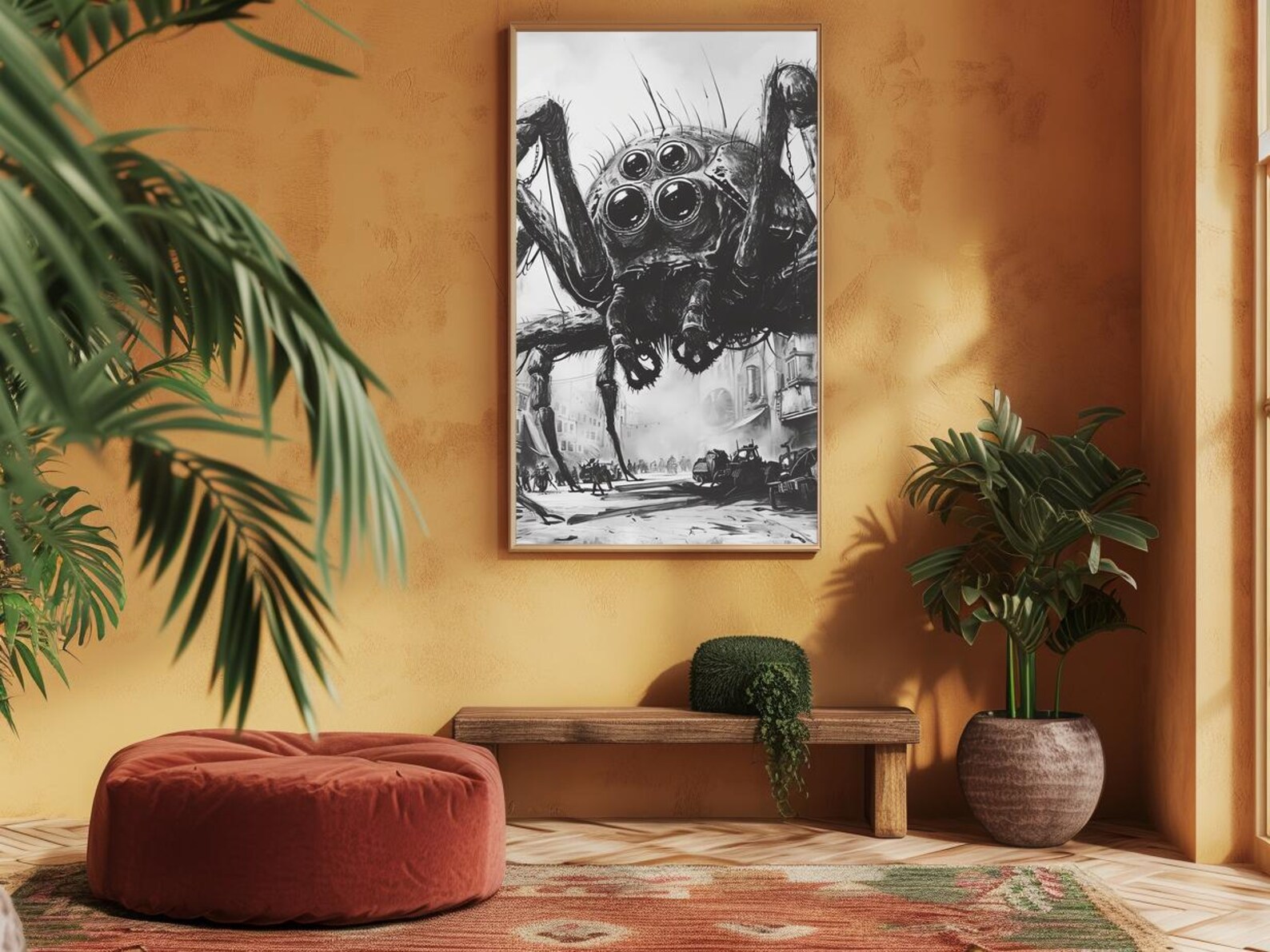 Monochrome Steampunk Spider Concept Art Altermodern RPG Rulebook ...