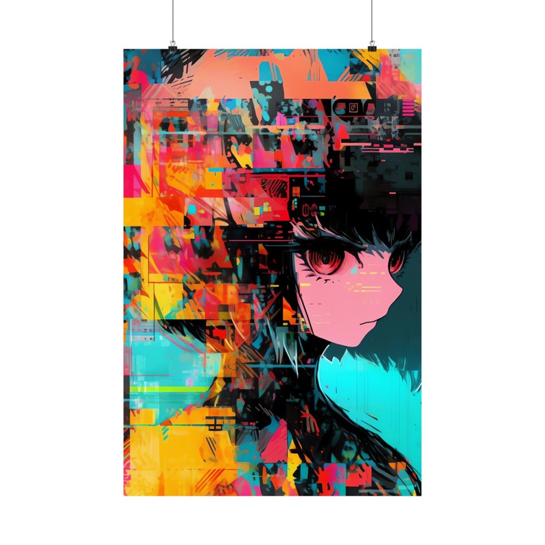 Cyberpunk Anime Abstract Art Poster Contest Winner Computer Art X4 X2 ...