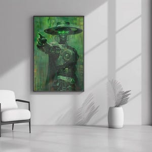 Cyberpunk Robot Artwork Steampunk Cyborg Illustration Afrofuturism ...