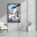 Baseball Player at Bat Field Poster Trending Anime Art Visual Key ...