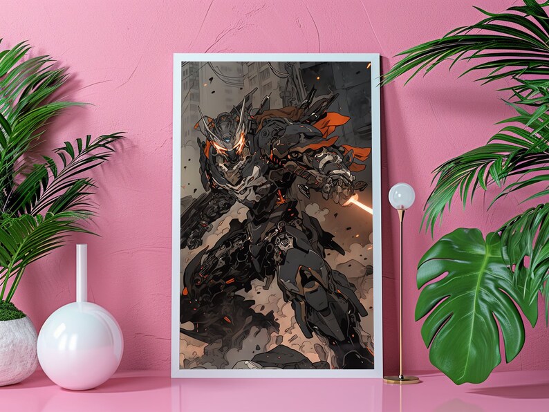 Robot Assassin Mecha Armor Concept Art Artstation SOTS Poster Intricate ...