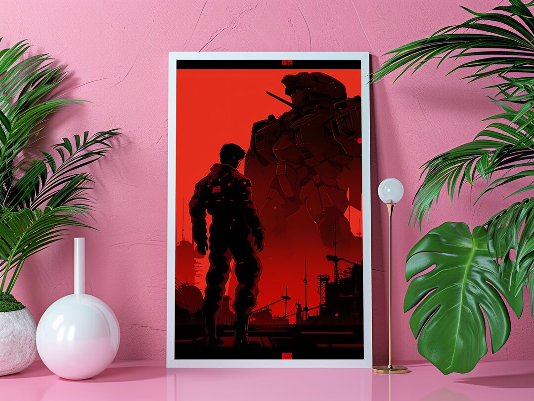 Mecha Anime Poster Art Man & Giant Robot Design Cgsociety Creation ...