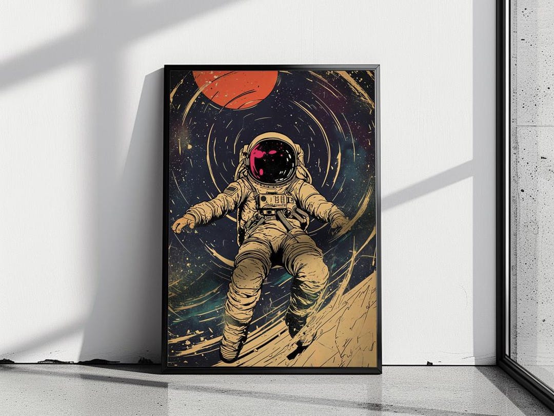 Astronaut in Liminal Space Digital Space Art Poster Behance Contest ...