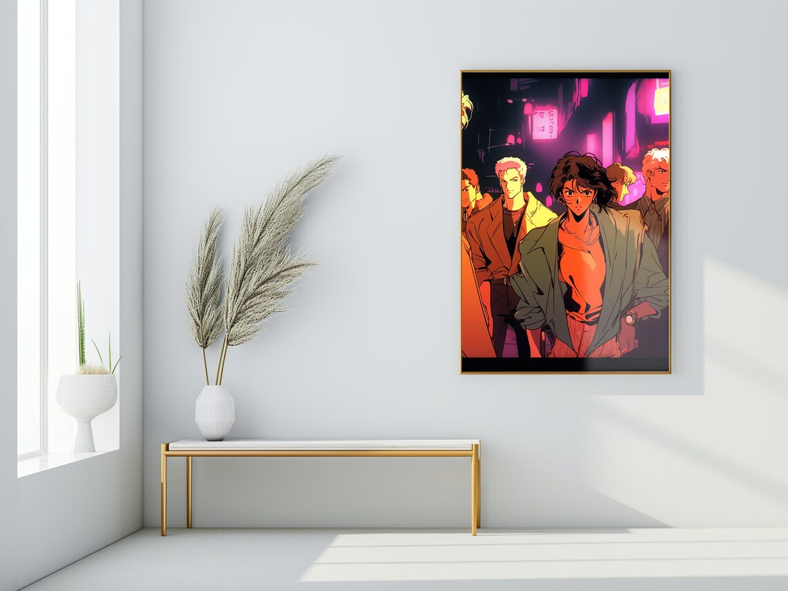 80s Anime Inspired Poster Cgsociety Serial Art OVA Style Group Unity X4 ...