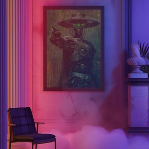 Cyberpunk Robot Artwork Steampunk Cyborg Illustration Afrofuturism ...