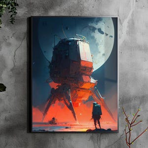 Giant Robot Concept Art Trending on Artstation Unique Space Art Sparth ...