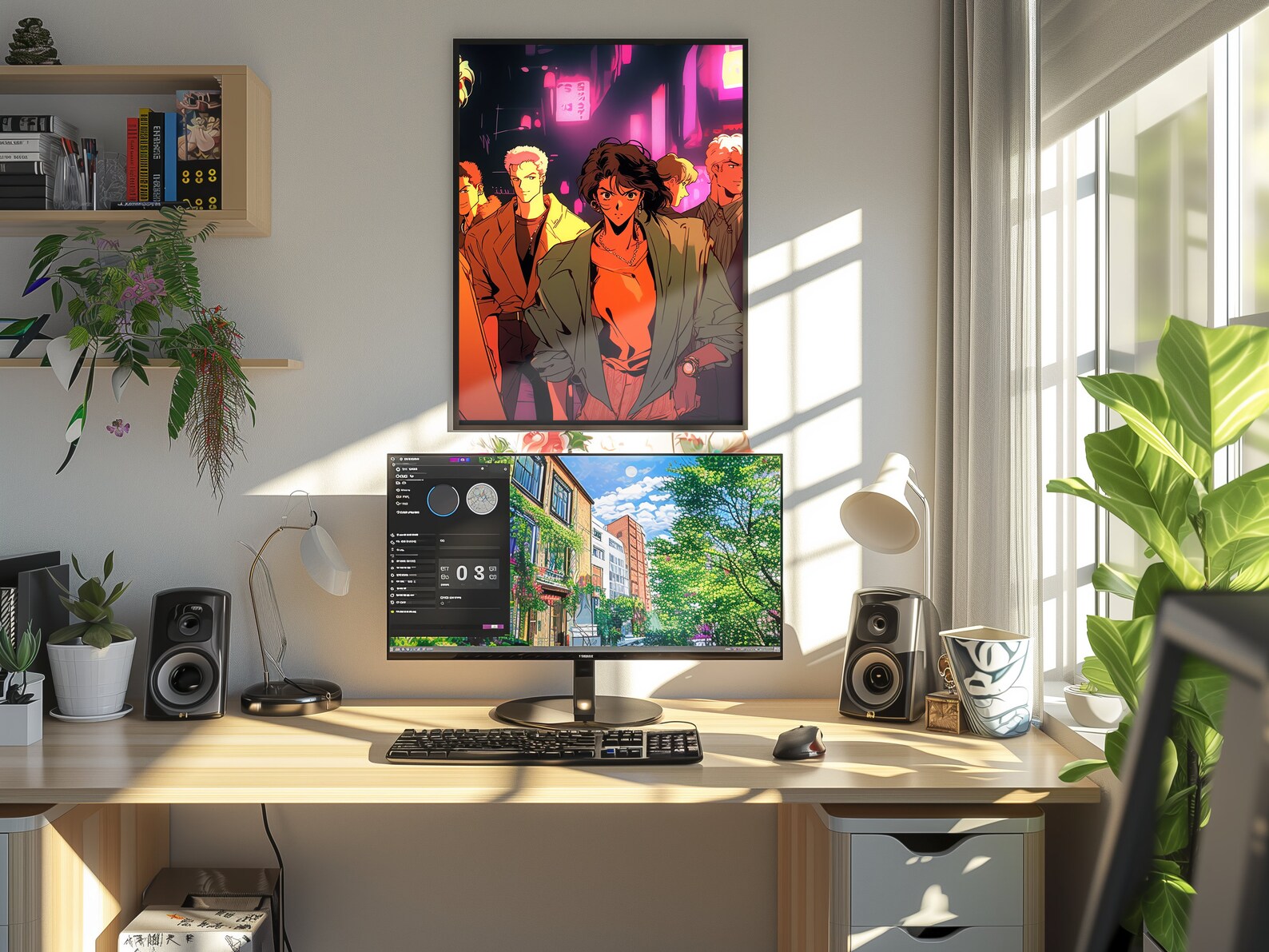 80s Anime Inspired Poster Cgsociety Serial Art OVA Style Group Unity X4 ...