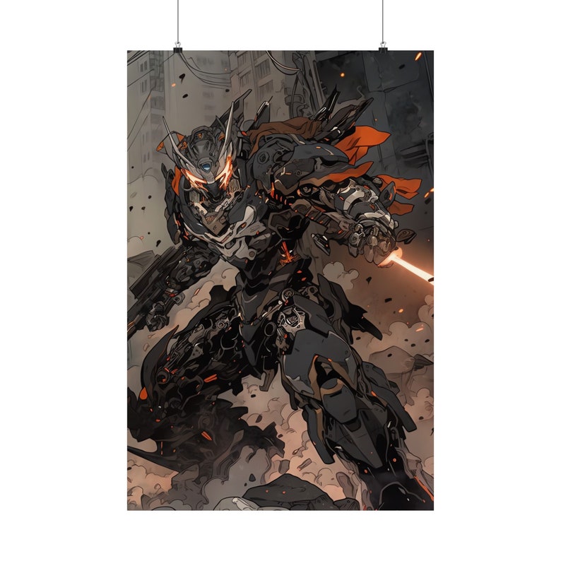 Robot Assassin Mecha Armor Concept Art Artstation SOTS Poster Intricate ...