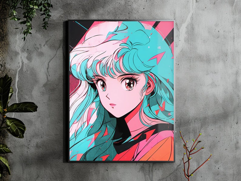 Detailed Sailor Moon Anime Art Ultrafine Synchromism Painting Long Hair ...