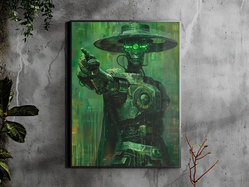 Cyberpunk Robot Artwork Steampunk Cyborg Illustration Afrofuturism ...
