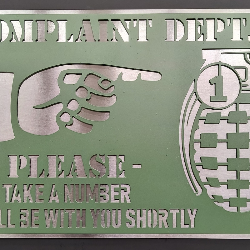 Complaint Department Grenade - Etsy