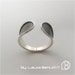 Sterling Silver Open Ring on the Top - Etsy